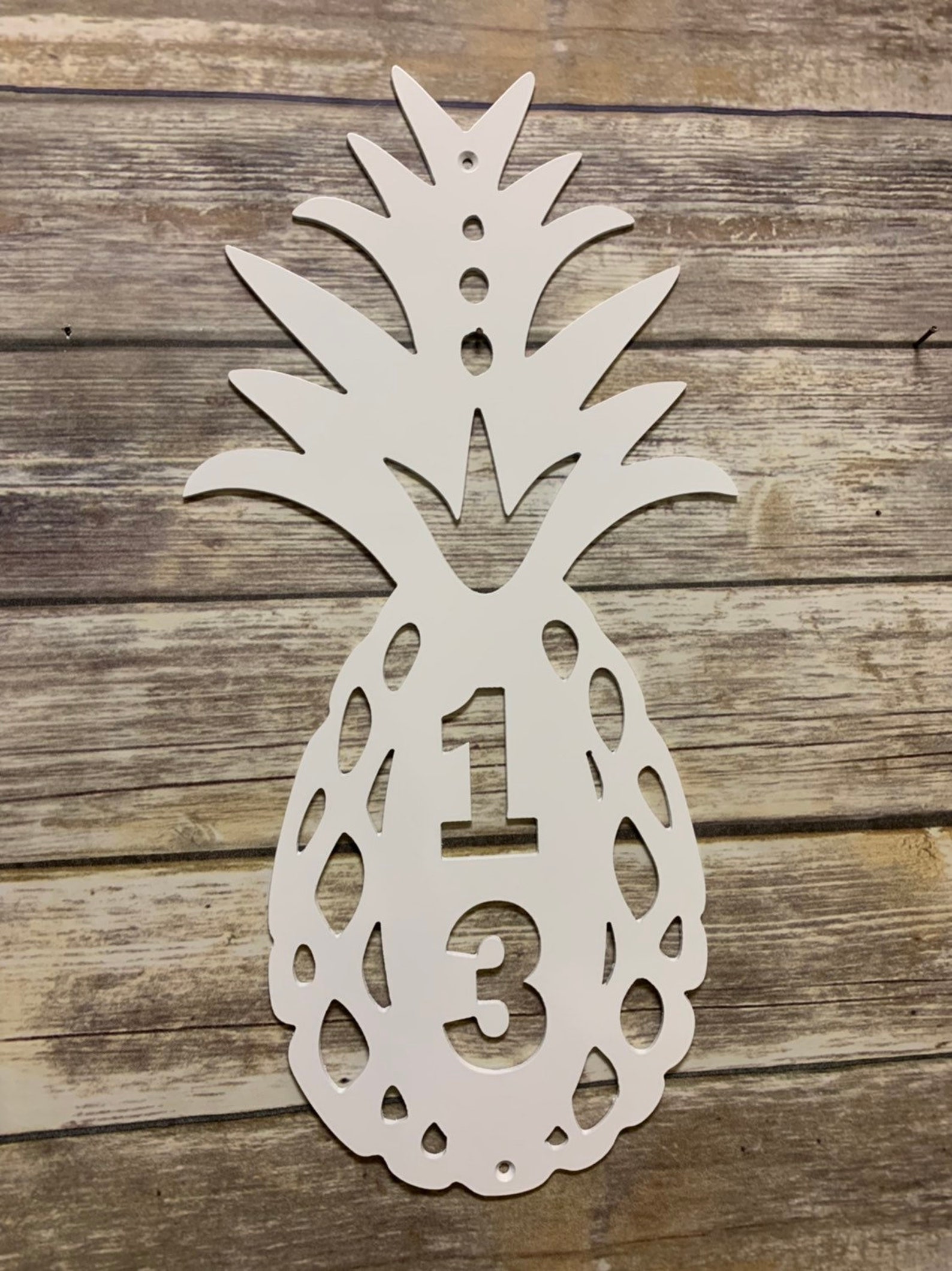 Pineapple Address Sign 24 | Etsy