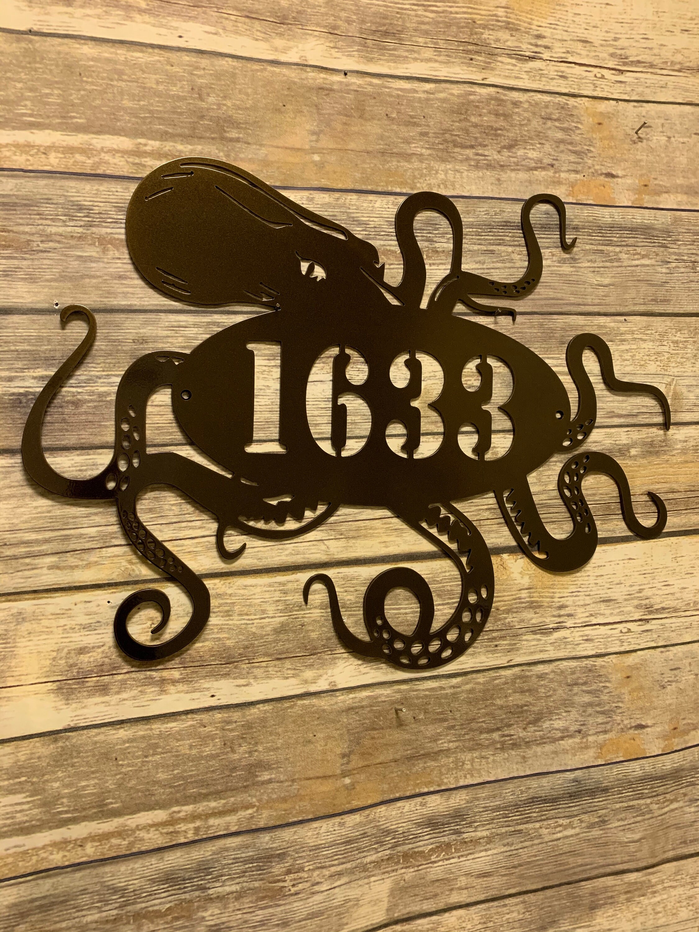 Octopus Address Sign | Etsy