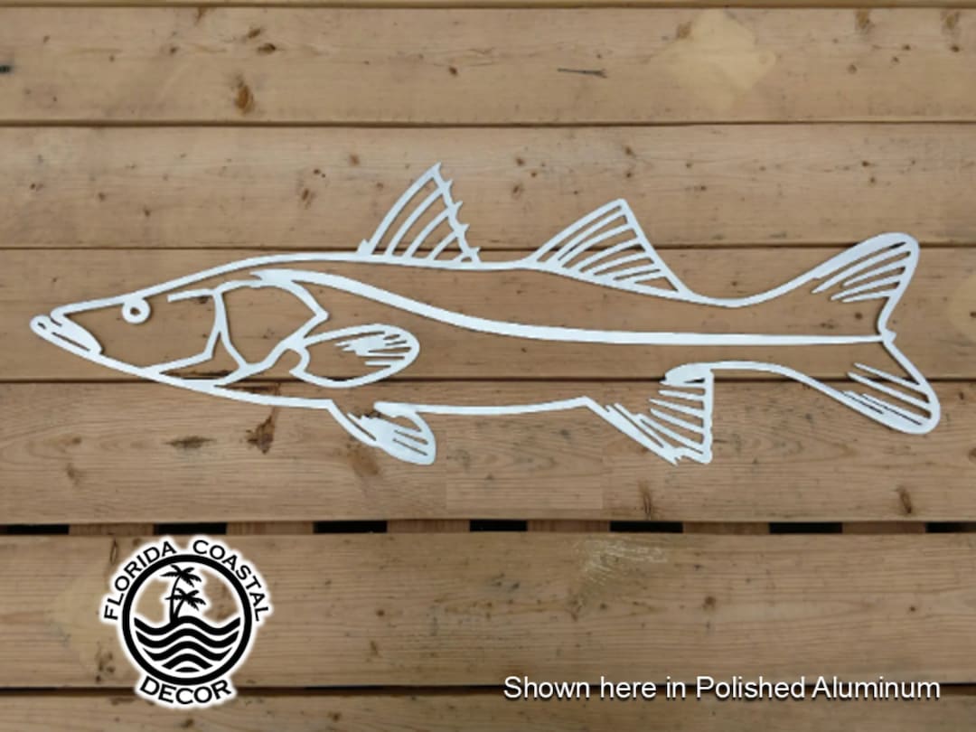 Snook Metal Wall Art 3FT - Etsy