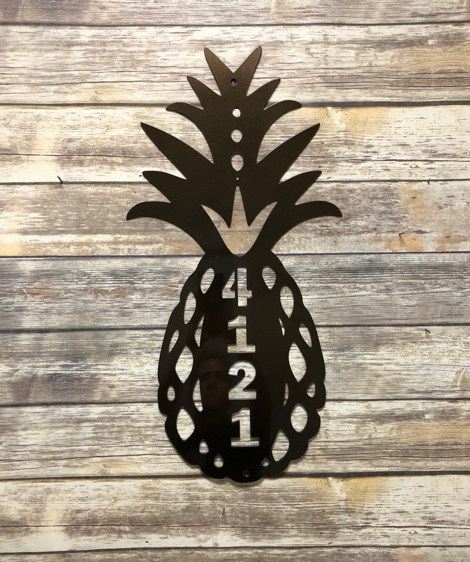 Pineapple Address Sign 24 | Etsy