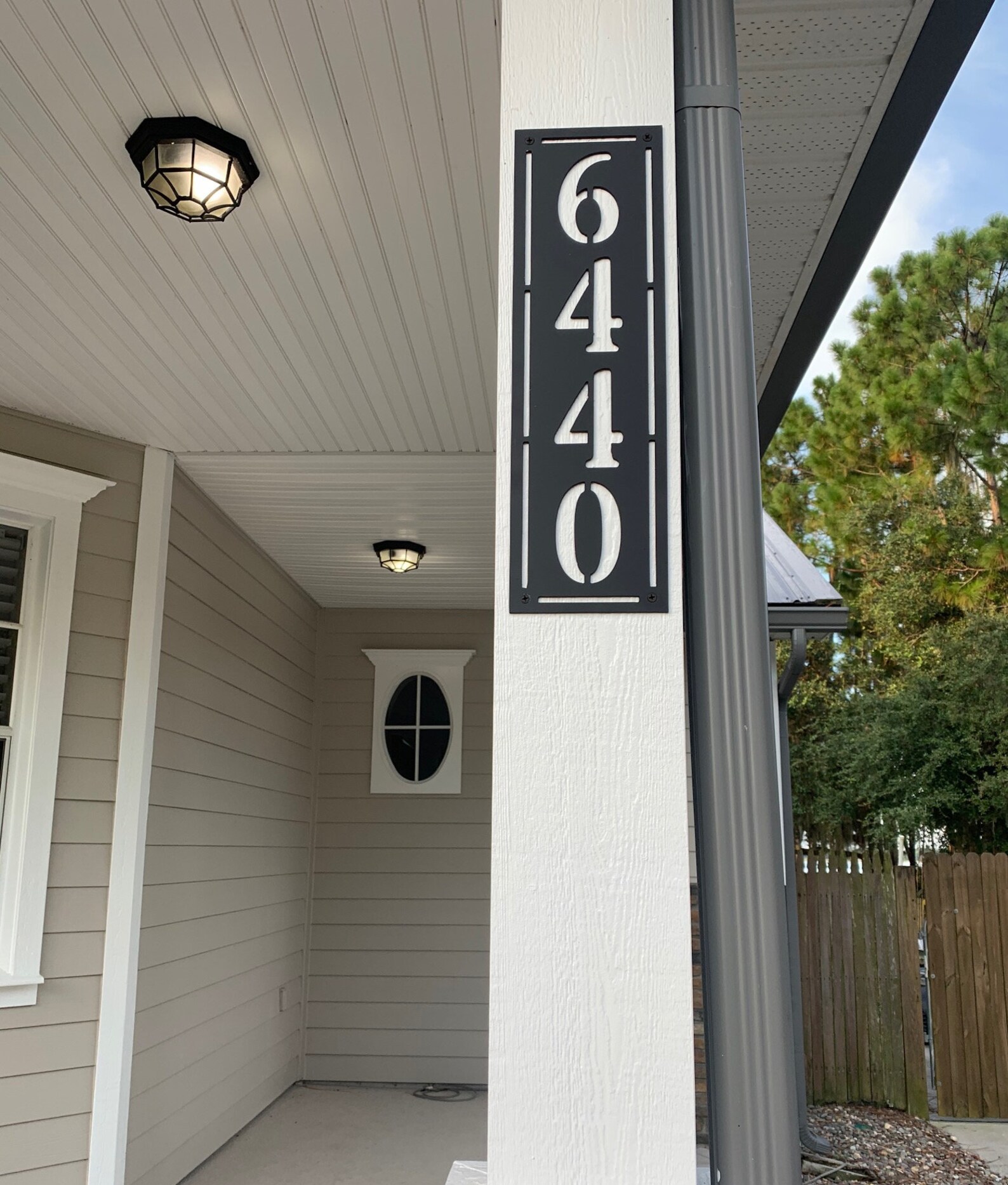 Vertical Address Sign | Etsy