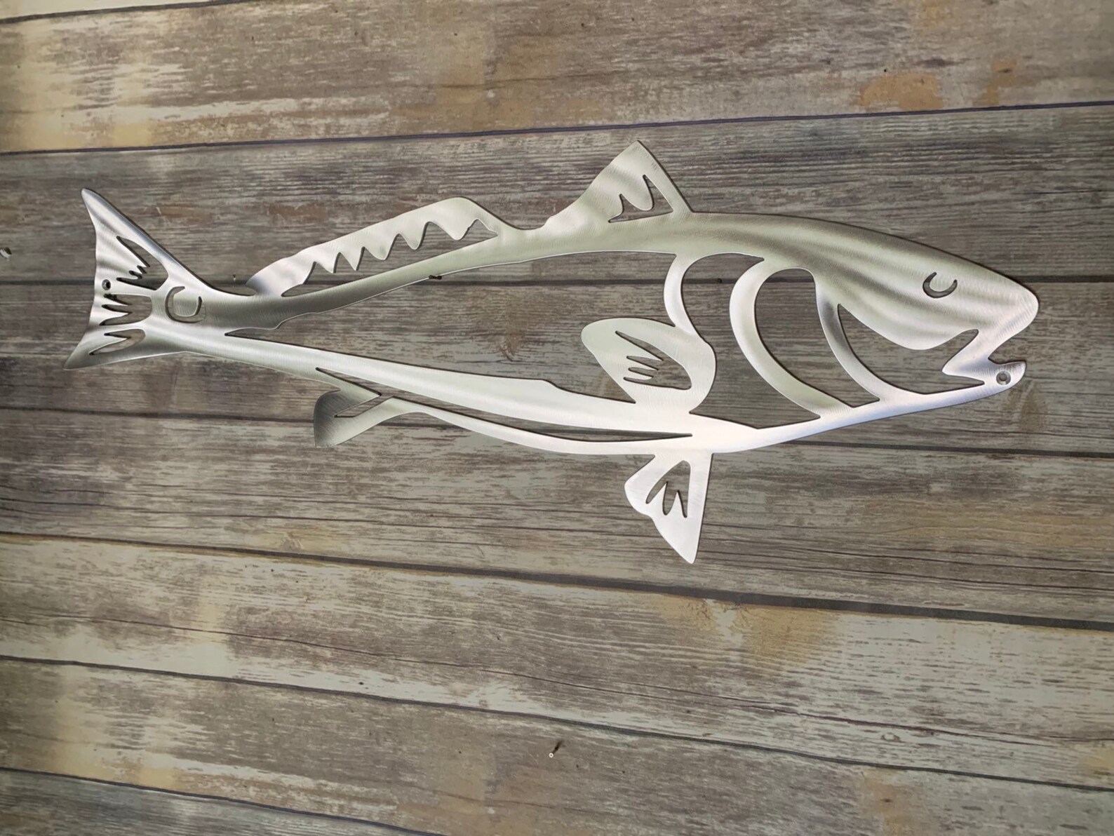 Redfish Metal Wall Art 36 Inches - Etsy