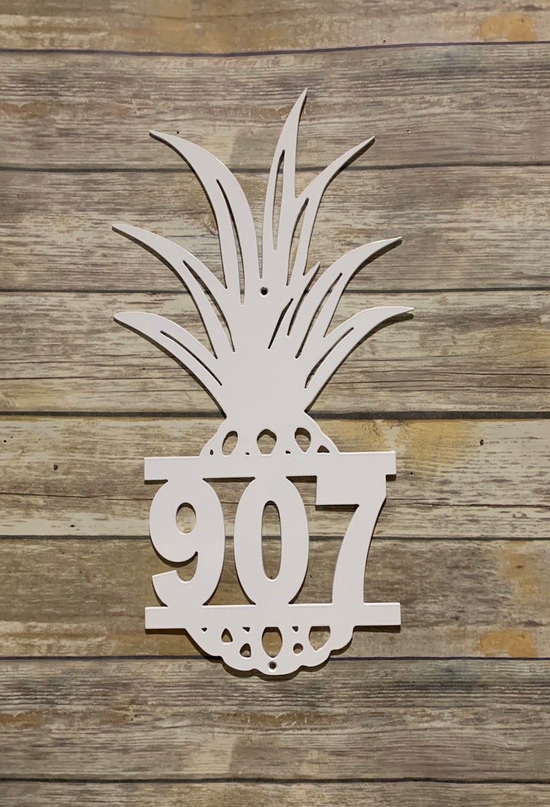 Pineapple Address Sign - Etsy