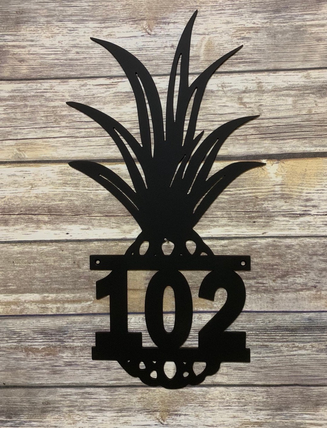 Pineapple Address Sign - Etsy