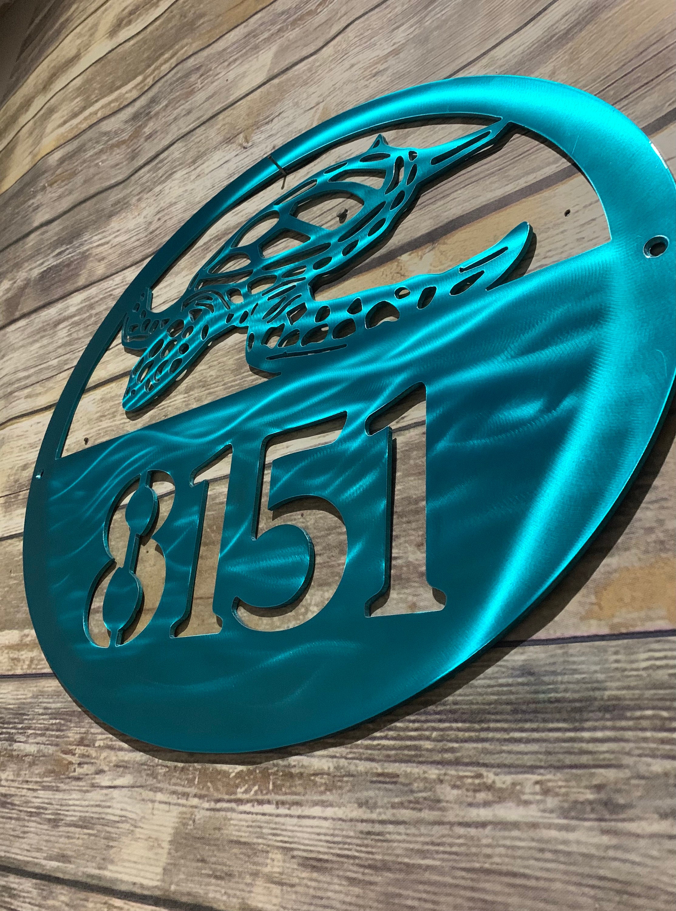 Sea Turtle Oval Address Sign | Etsy