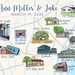 Custom Wedding Map for Wedding Weekend Itinerary and Welcome Gifts - Etsy