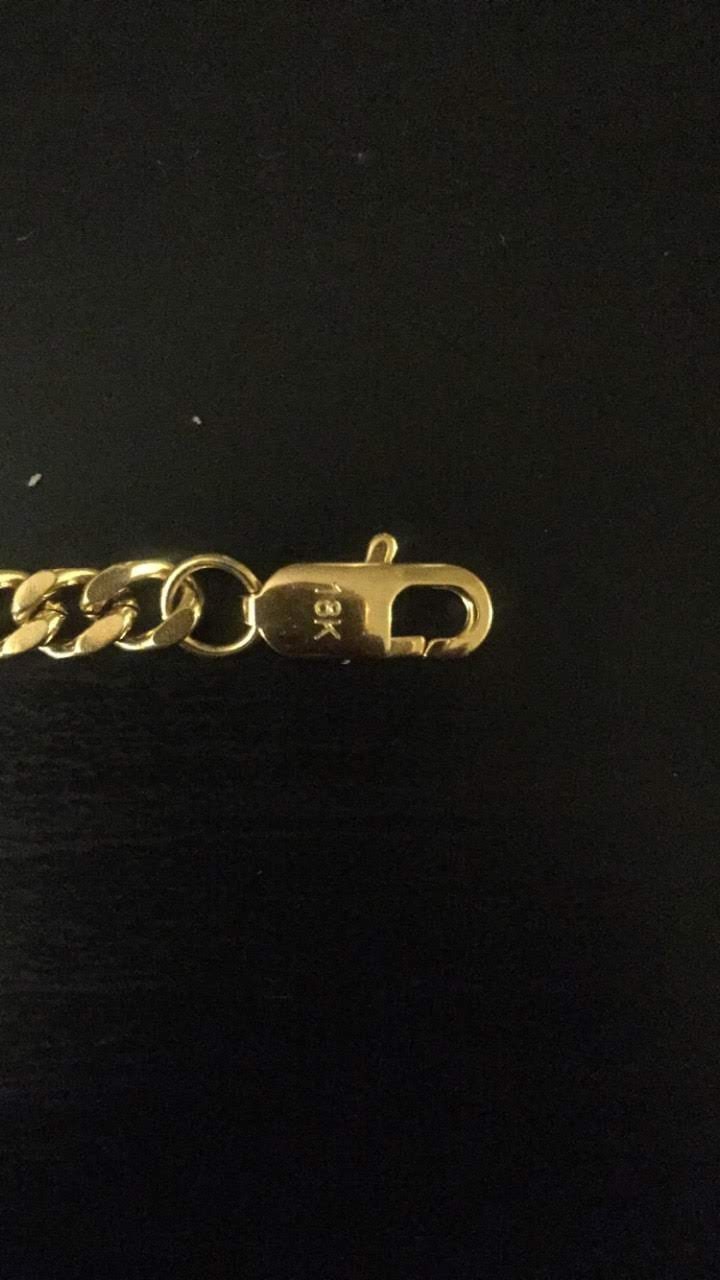 18K GP Stainless Steel 5mm Cuban Link Chain - Etsy