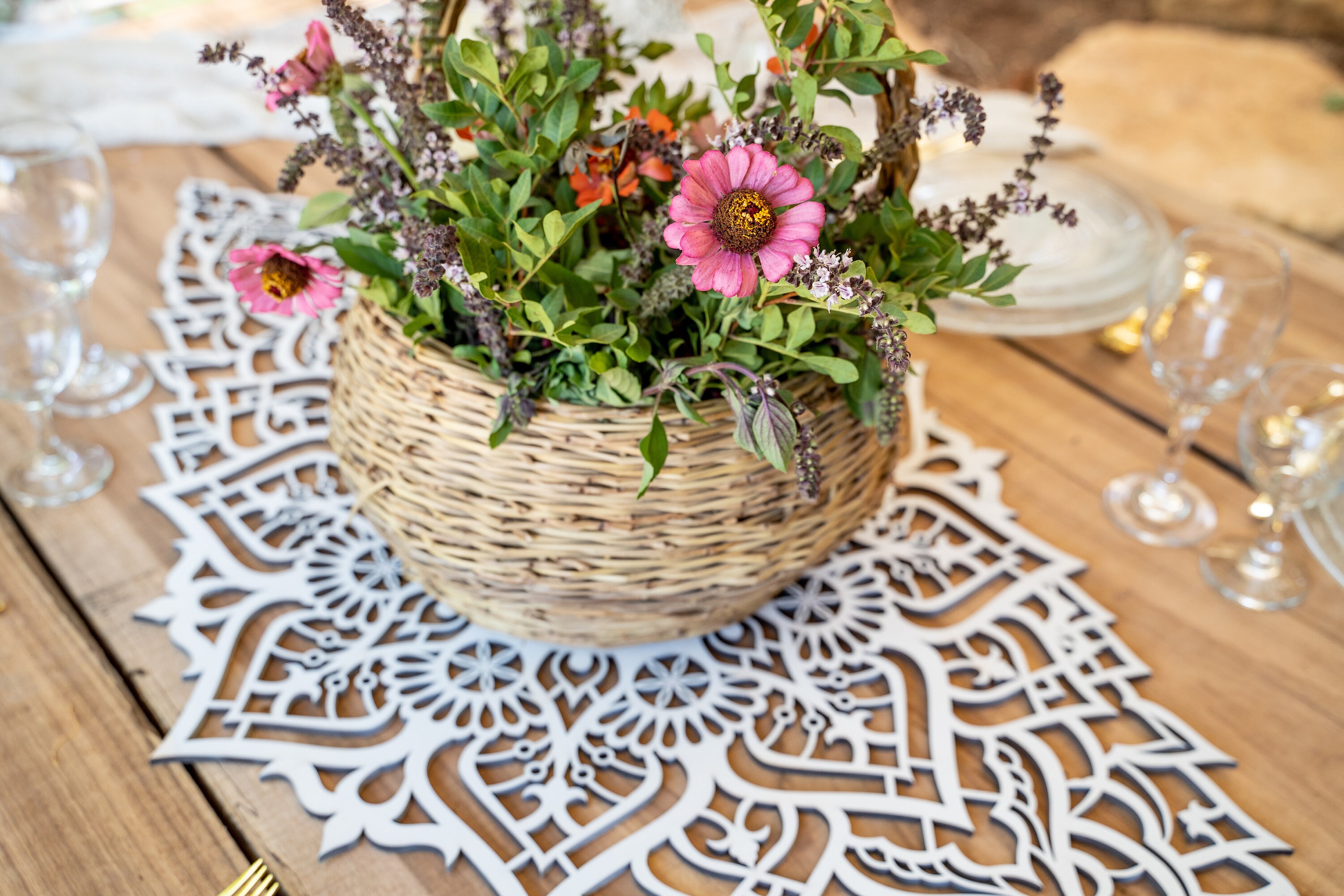 Table Centerpiece for Dining Room Tabletop Centerpiece Table | Etsy