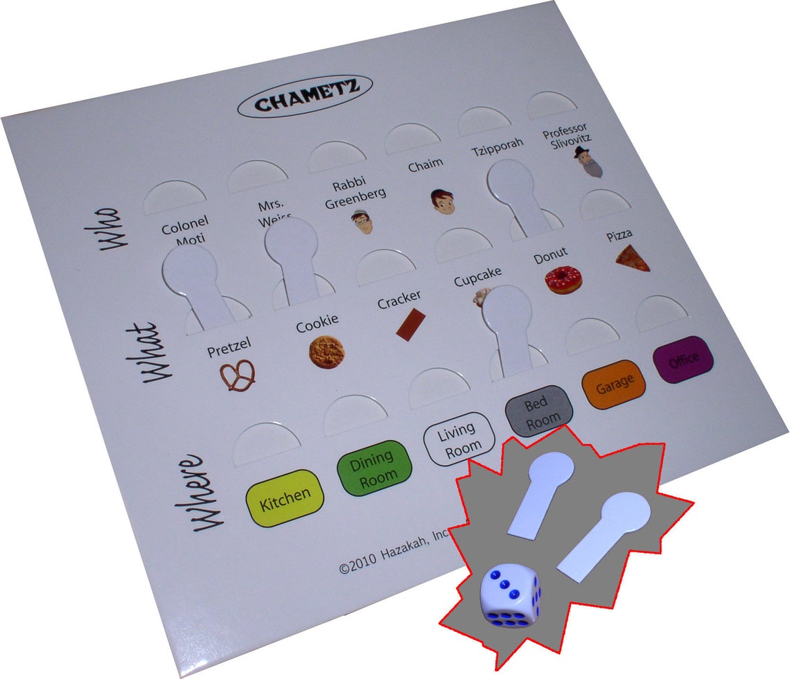 Chametz Passover Game: Jewish Mystery for Shabbat & Yom Tov - Etsy