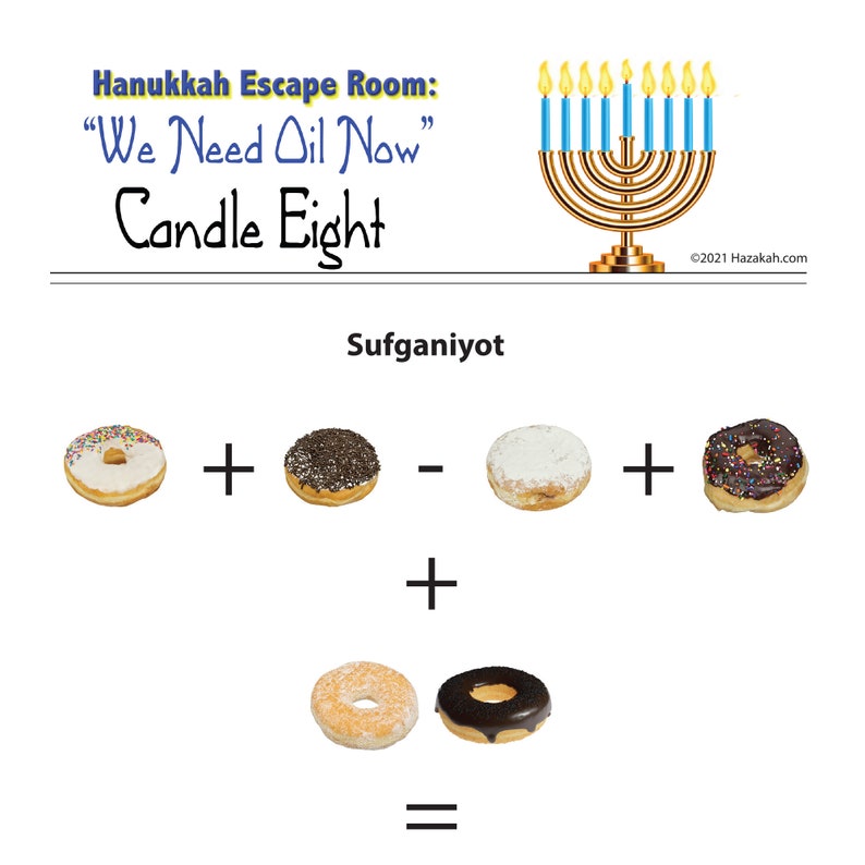 Hanukkah Escape Room: We Need Oil Now Solve Hanukkah-themed - Etsy