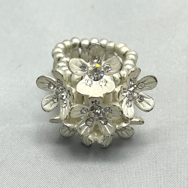 Rhinestone Stretch Ring - Etsy