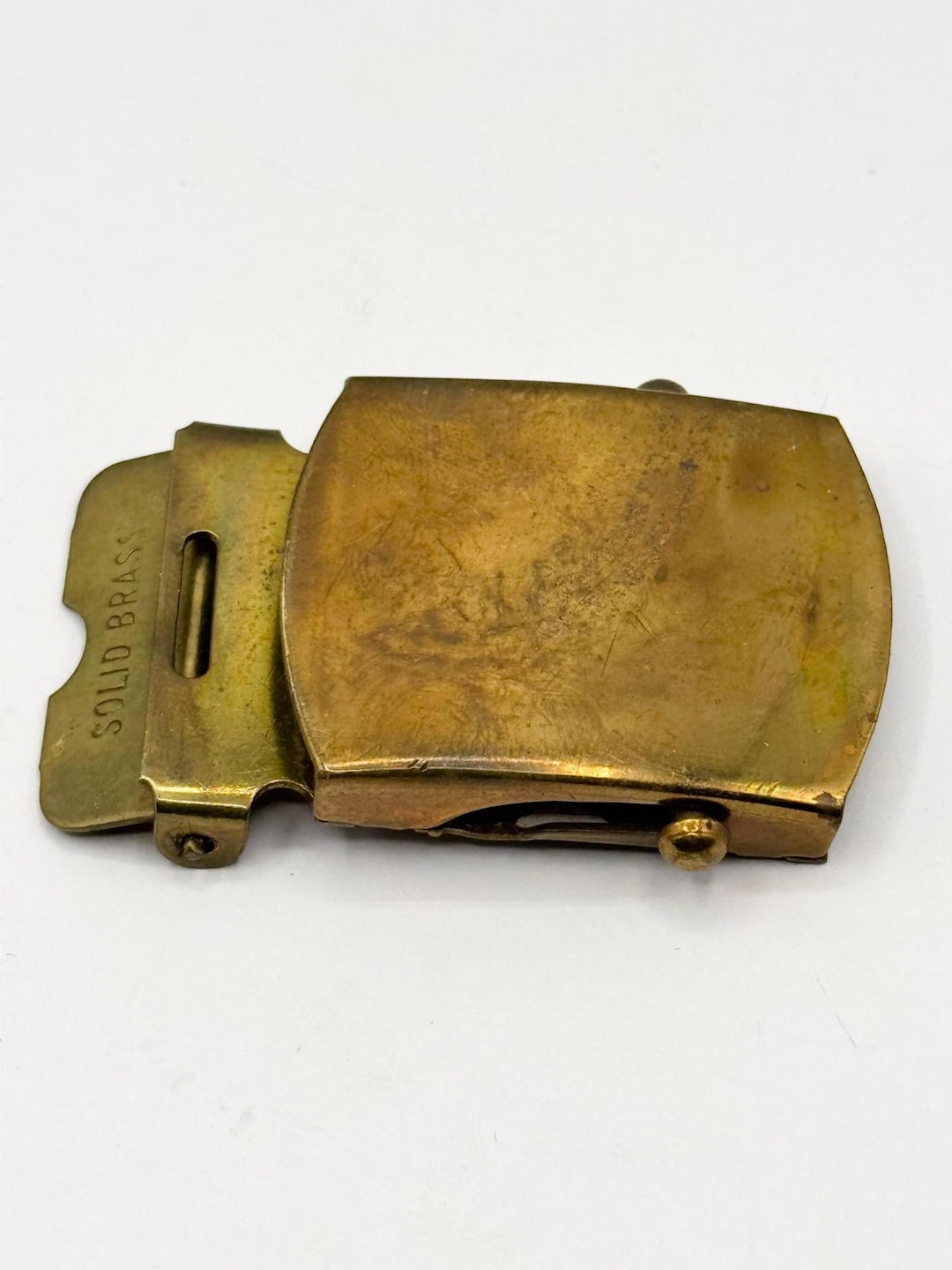 US Military Solid Brass Belt Buckle - Etsy