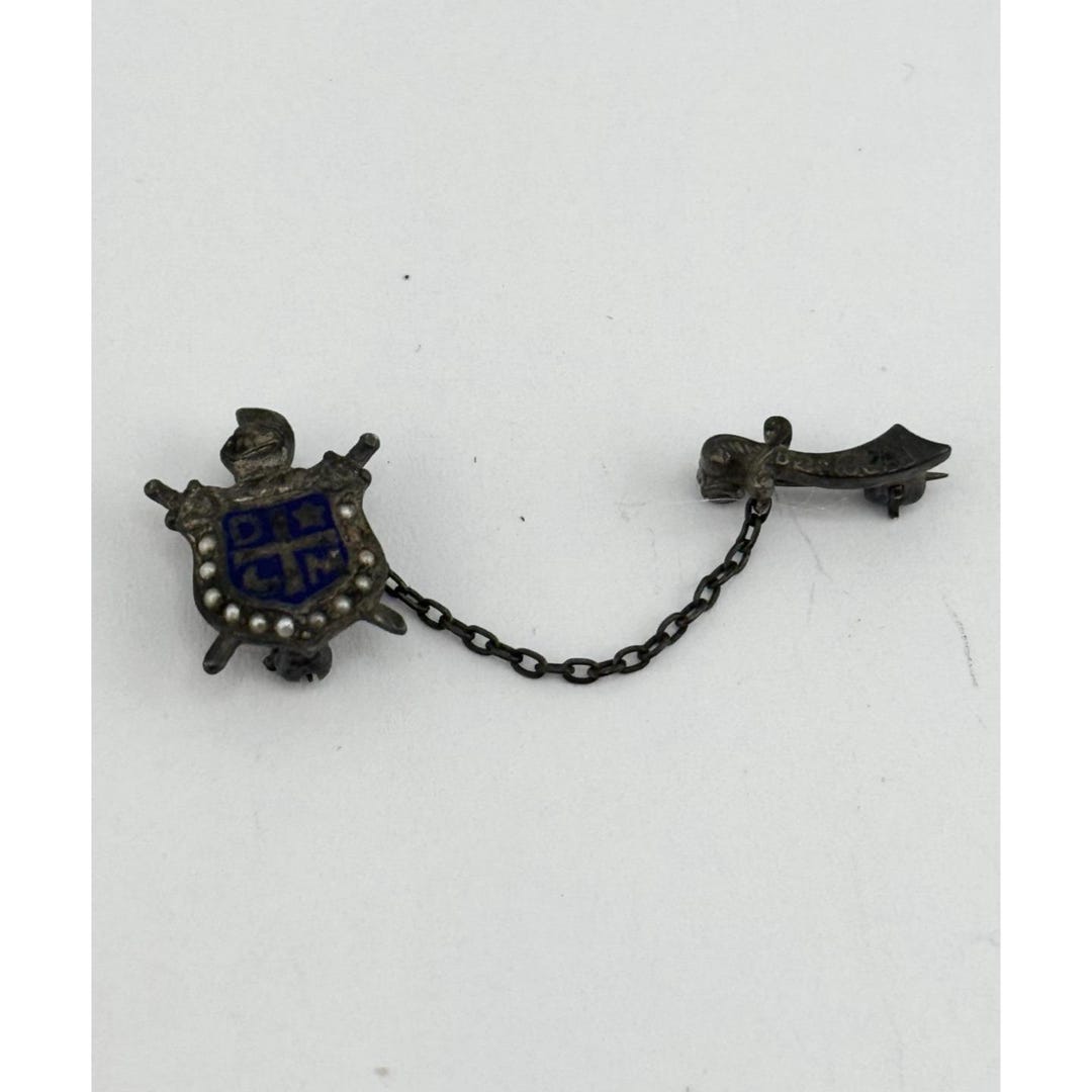 Vintage DEMOLAY Sterling Pearls Masonic Youth Sword Guard Lapel Pin - Etsy