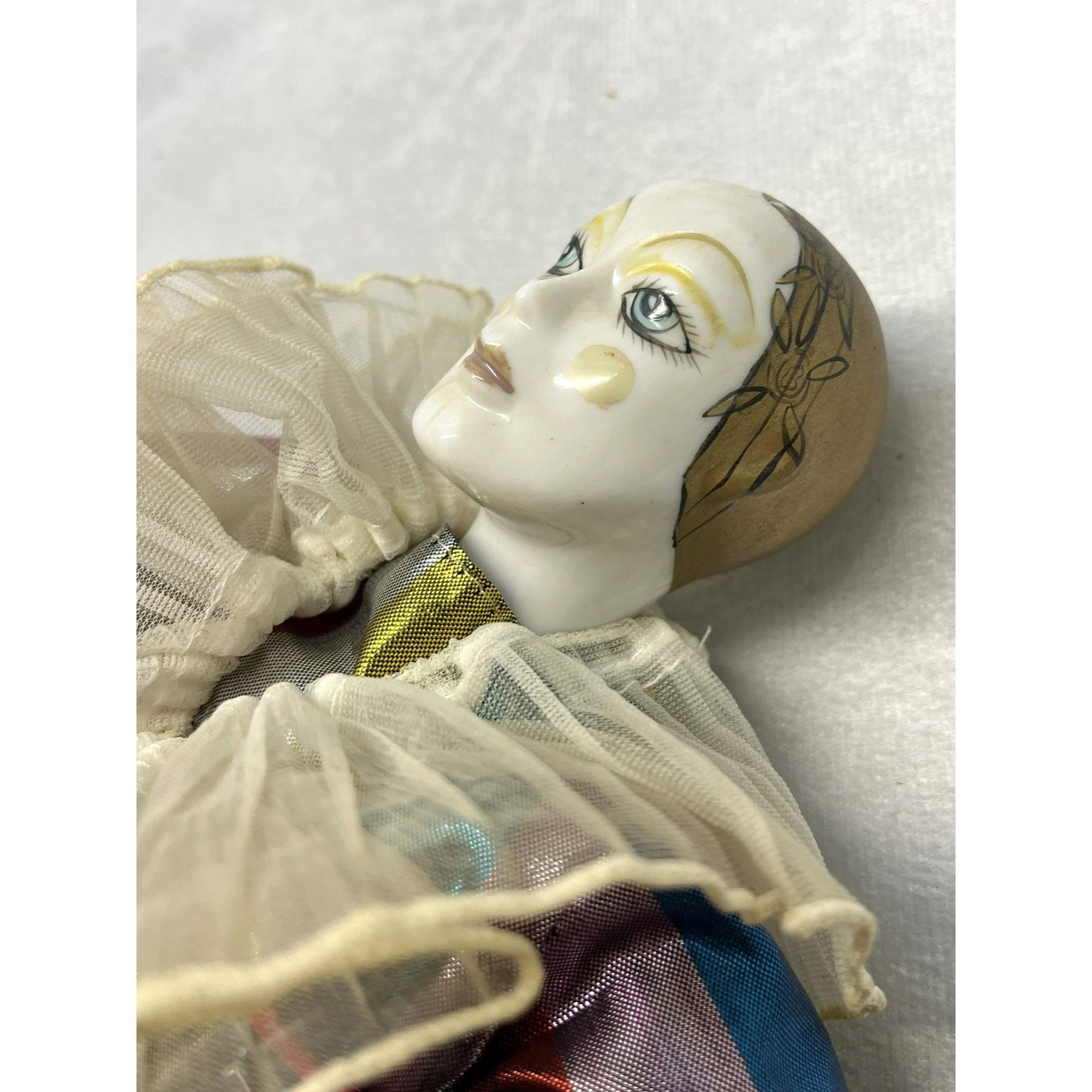 Silvestri Clown Jester Vintage Porcelain Doll - Etsy