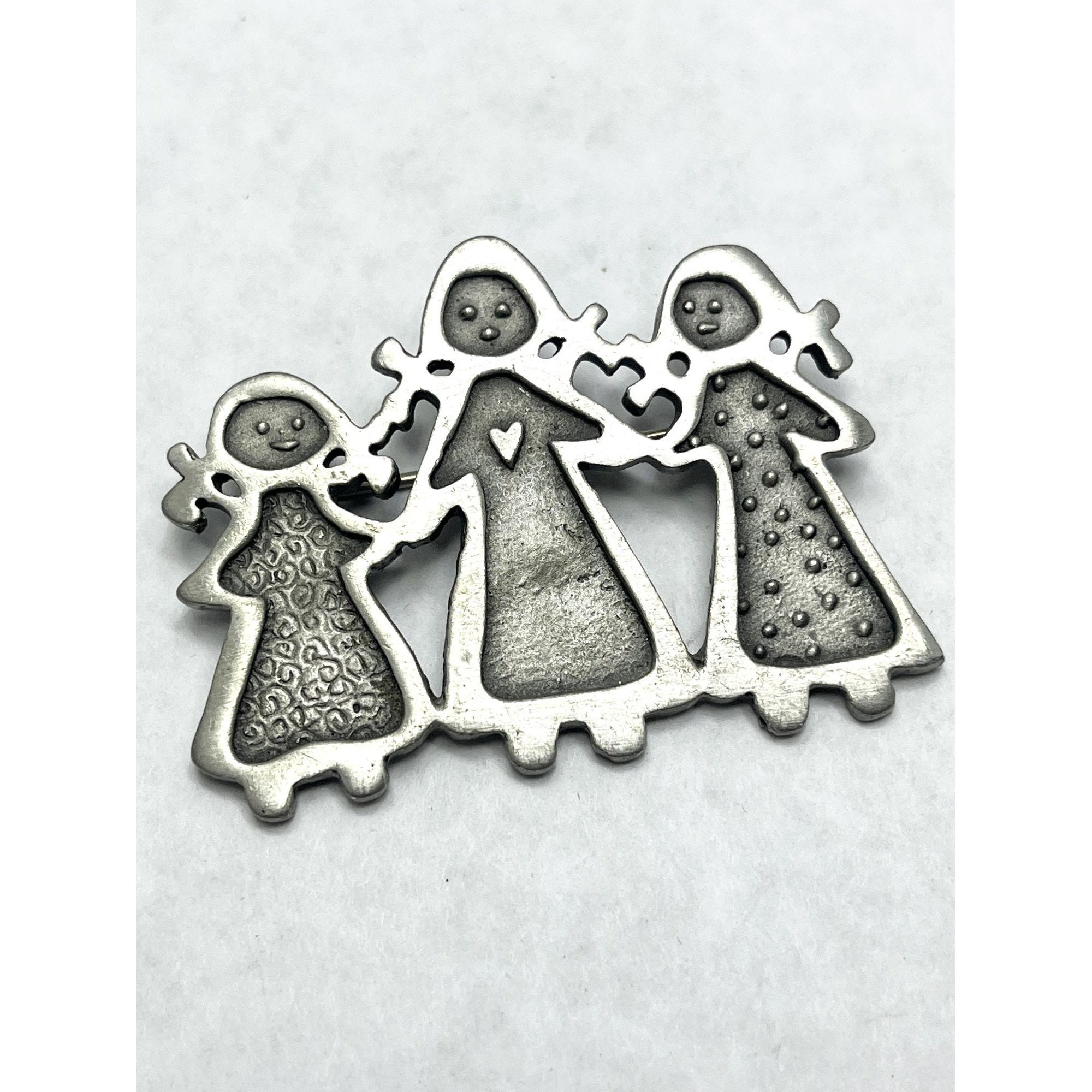 Vintage Three Sisters Cynthia Webb Brooch Pin - Etsy