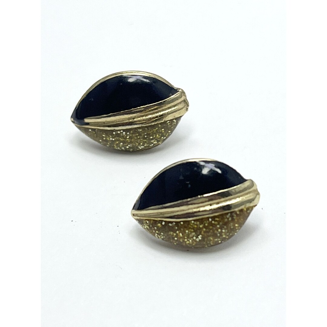 Vintage Royal Enamel Earrings - Etsy