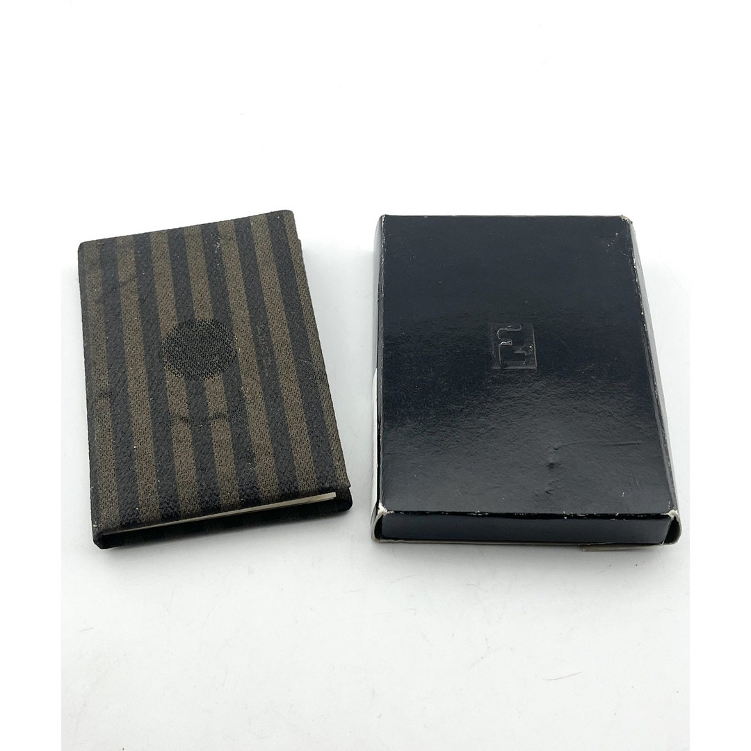 Fendi NOS Vintage Pequin Address Book - Etsy