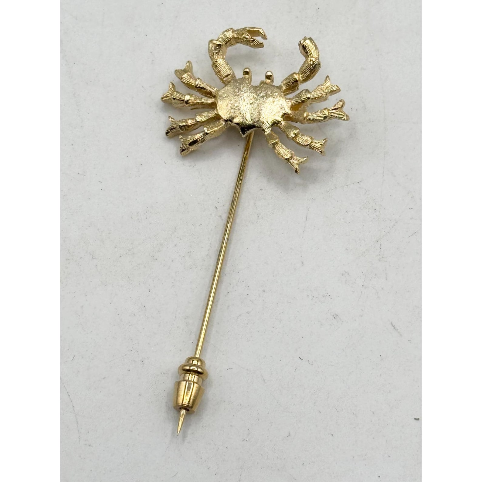 Vintage Crab Gold Stick Pin - Etsy