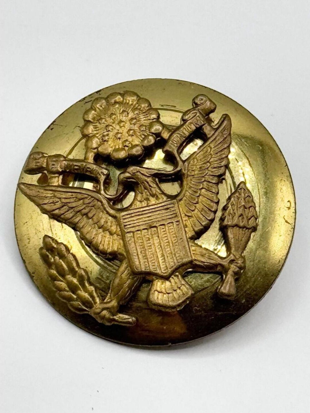 US Army Enlisted Cap Badge EM NCO Screw Back - Etsy Canada