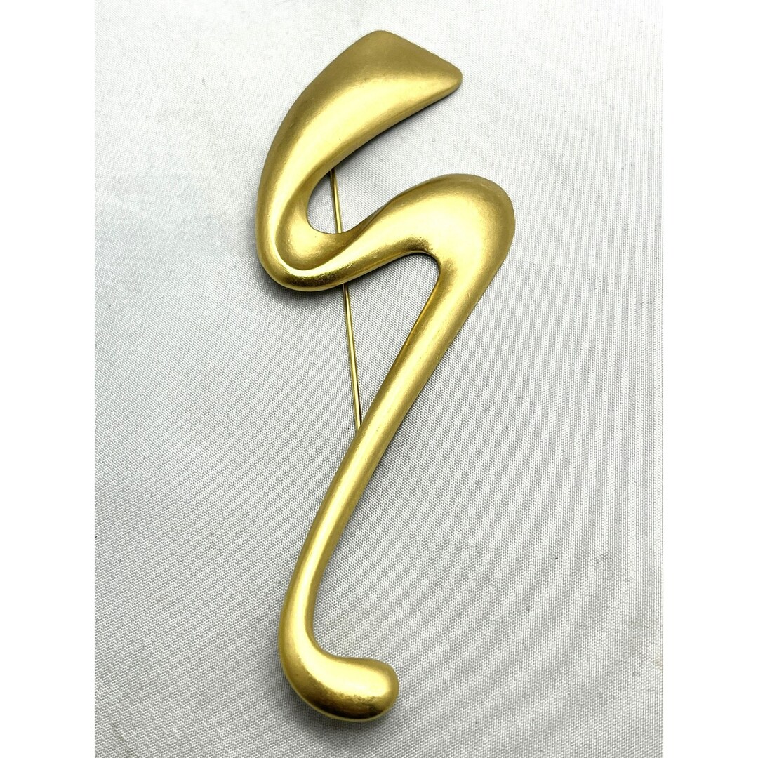Vintage Carolee Large Gold Tone Swirl Brooch Pin - Etsy