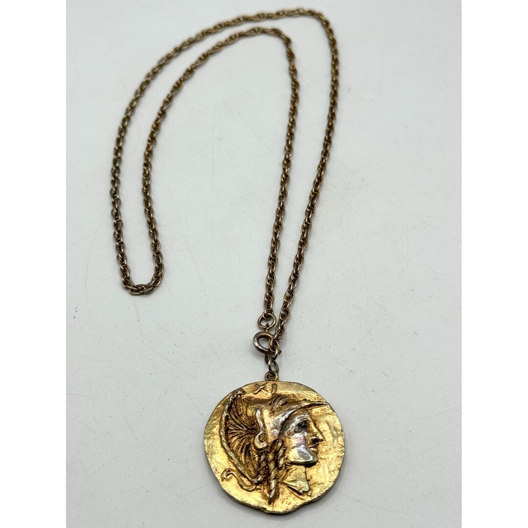 Vintage Erwin Pearl Alexander the Great Pendant Necklace - Etsy