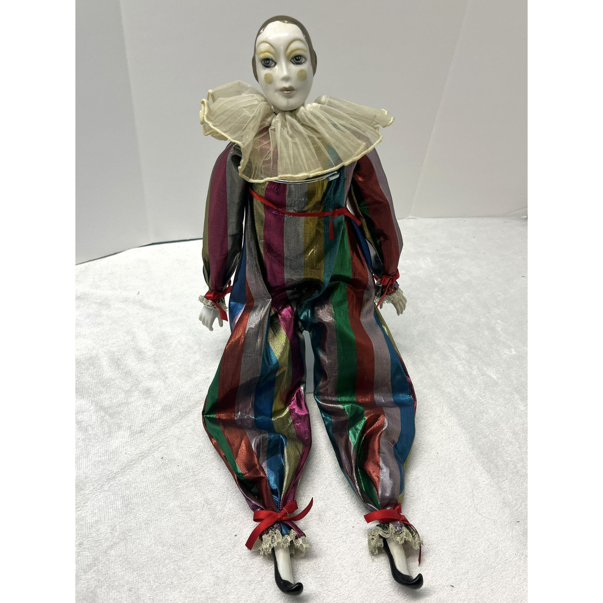 Silvestri Clown Jester Vintage Porcelain Doll - Etsy