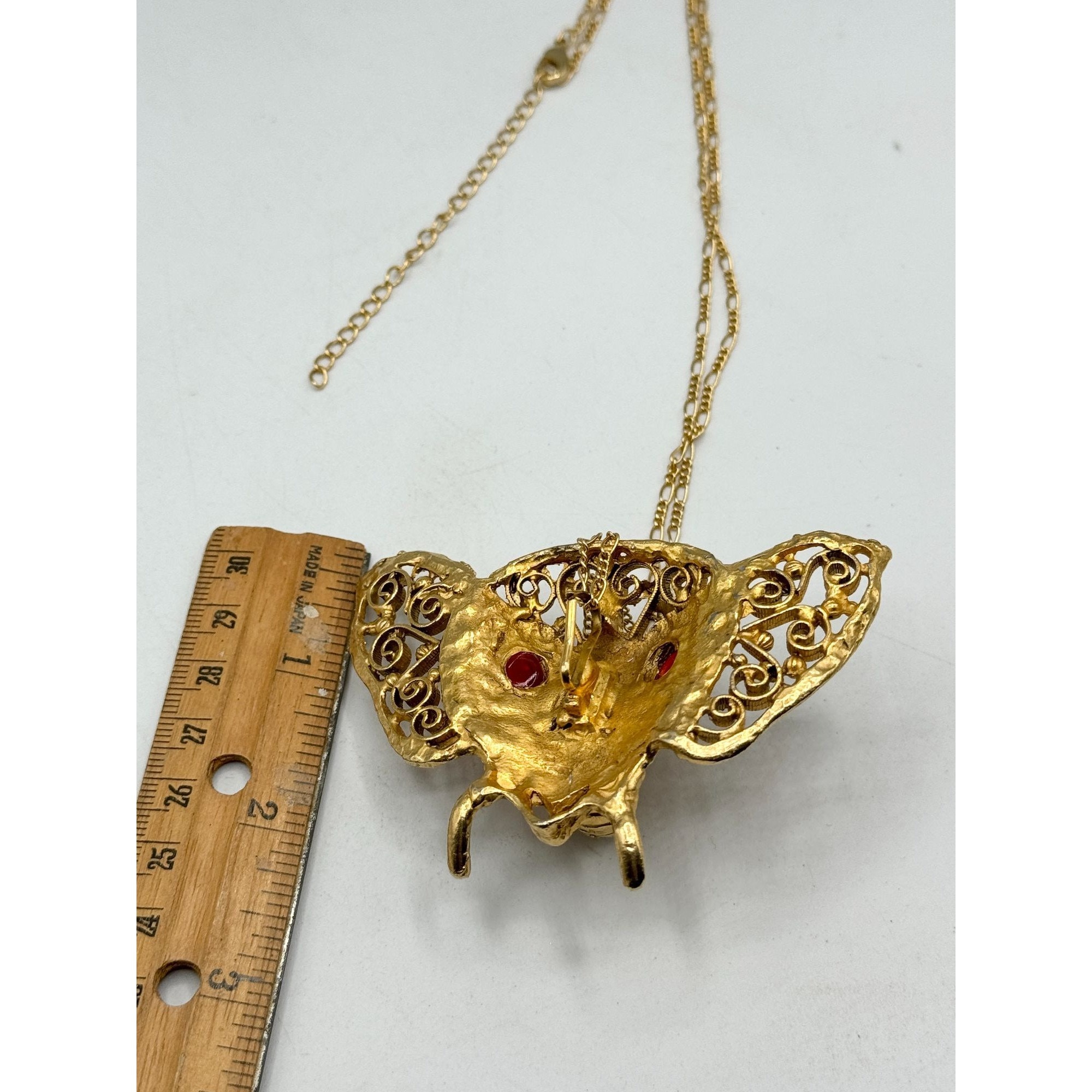 Vintage D & E Juliana Elephant Gold Pendant Necklace - Etsy