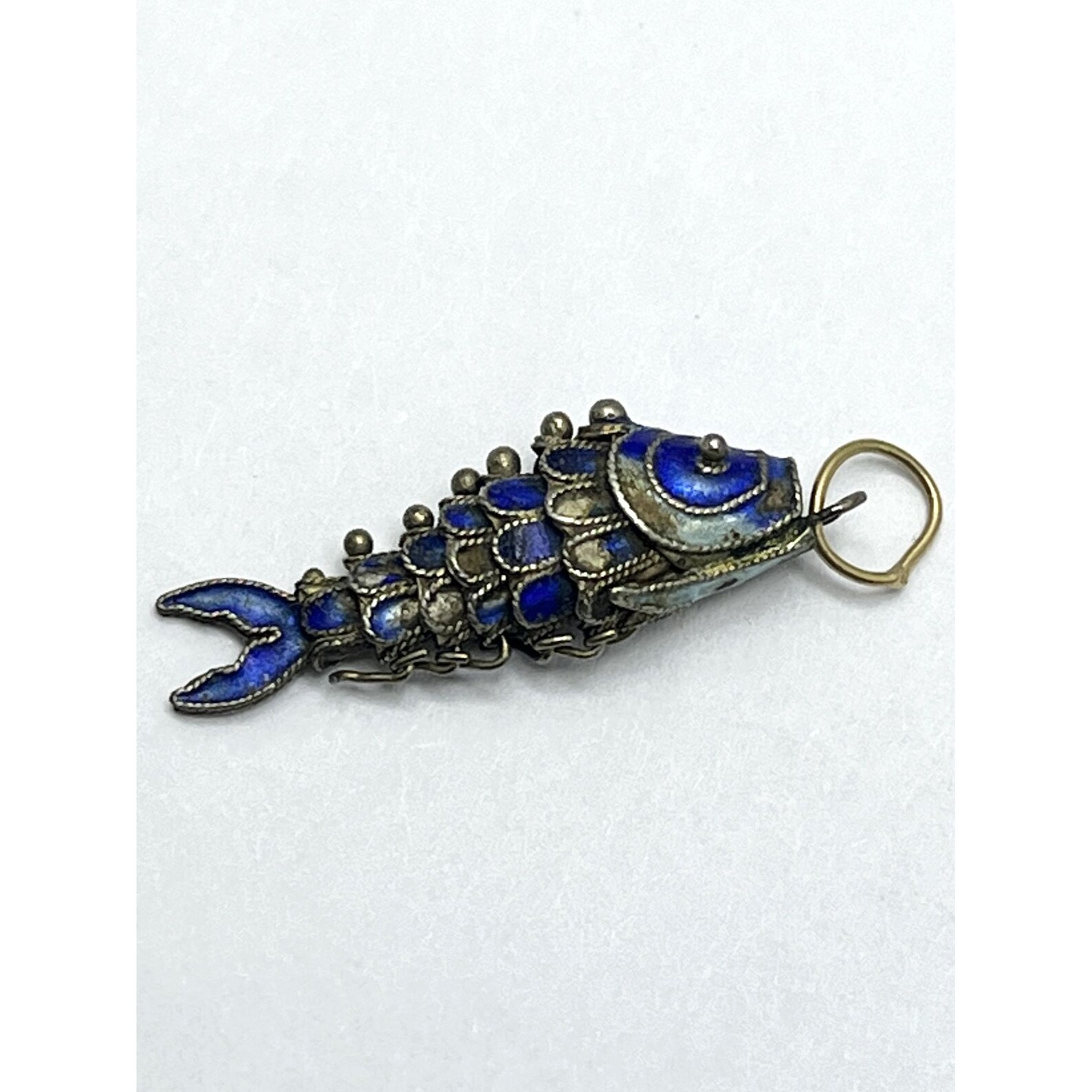 Vintage Articulating Enamel Koi Fish Charm - Etsy