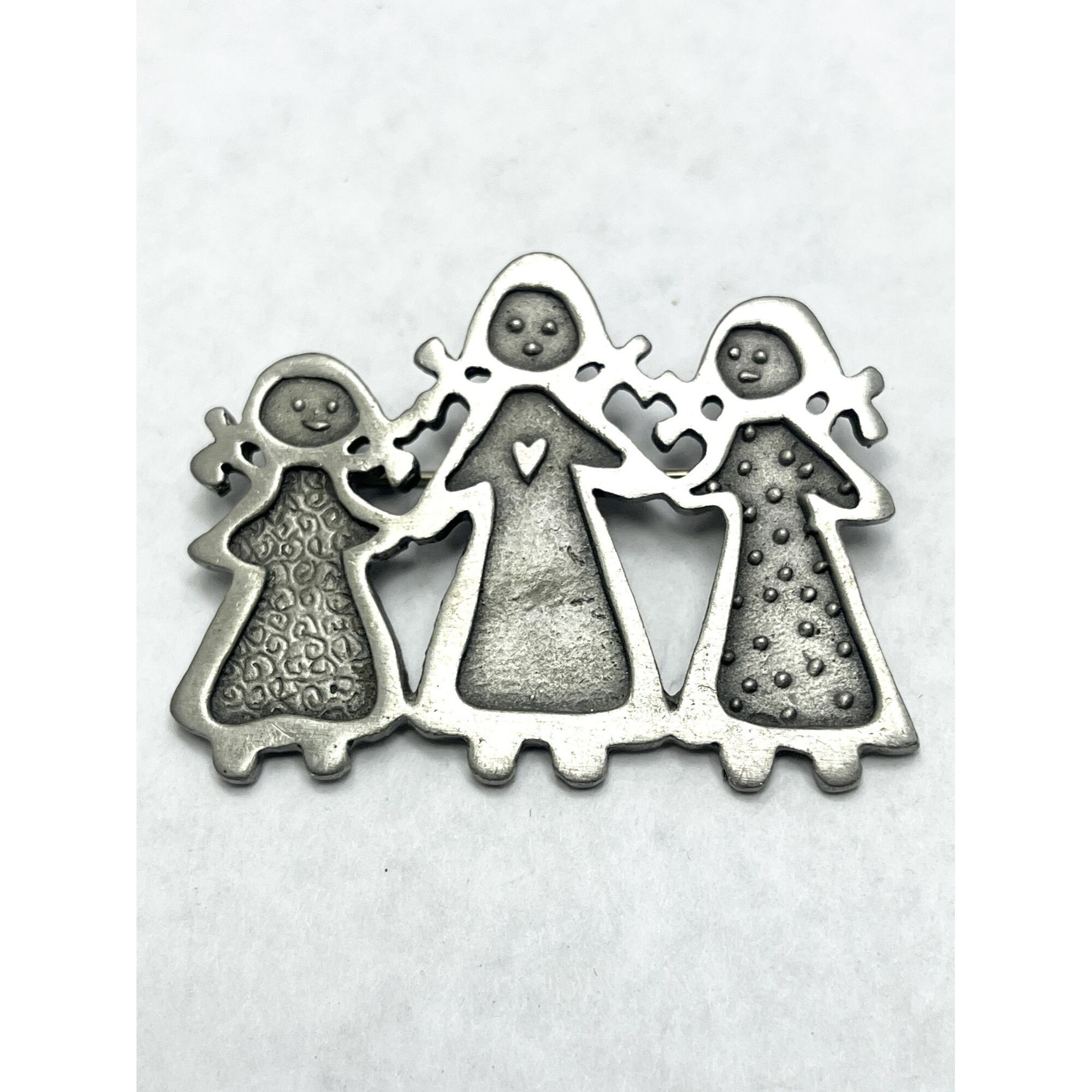 Vintage Three Sisters Cynthia Webb Brooch Pin - Etsy