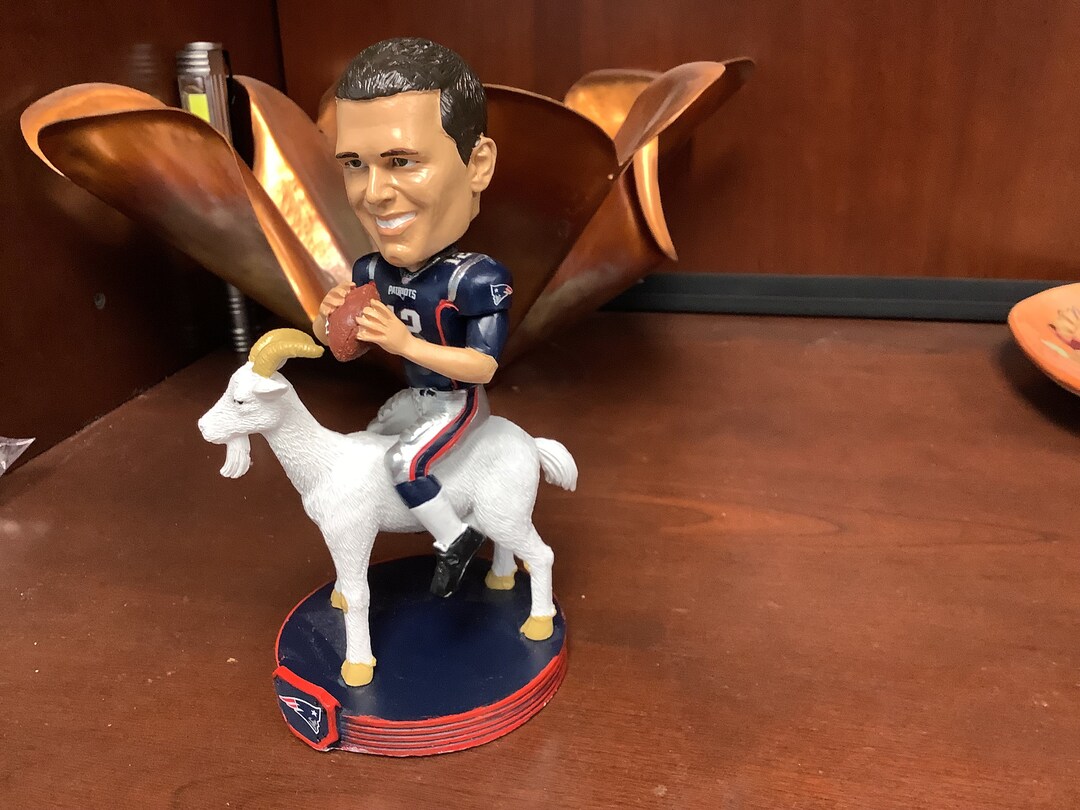 Rare Tom Brady Goat Bobblehead - Etsy