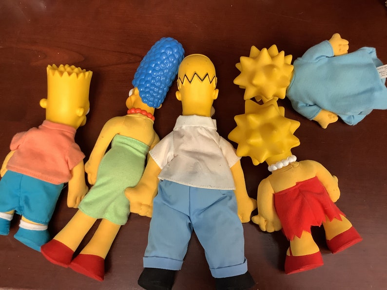 Vintage Simpson Family Dolls Set 1990 - Etsy