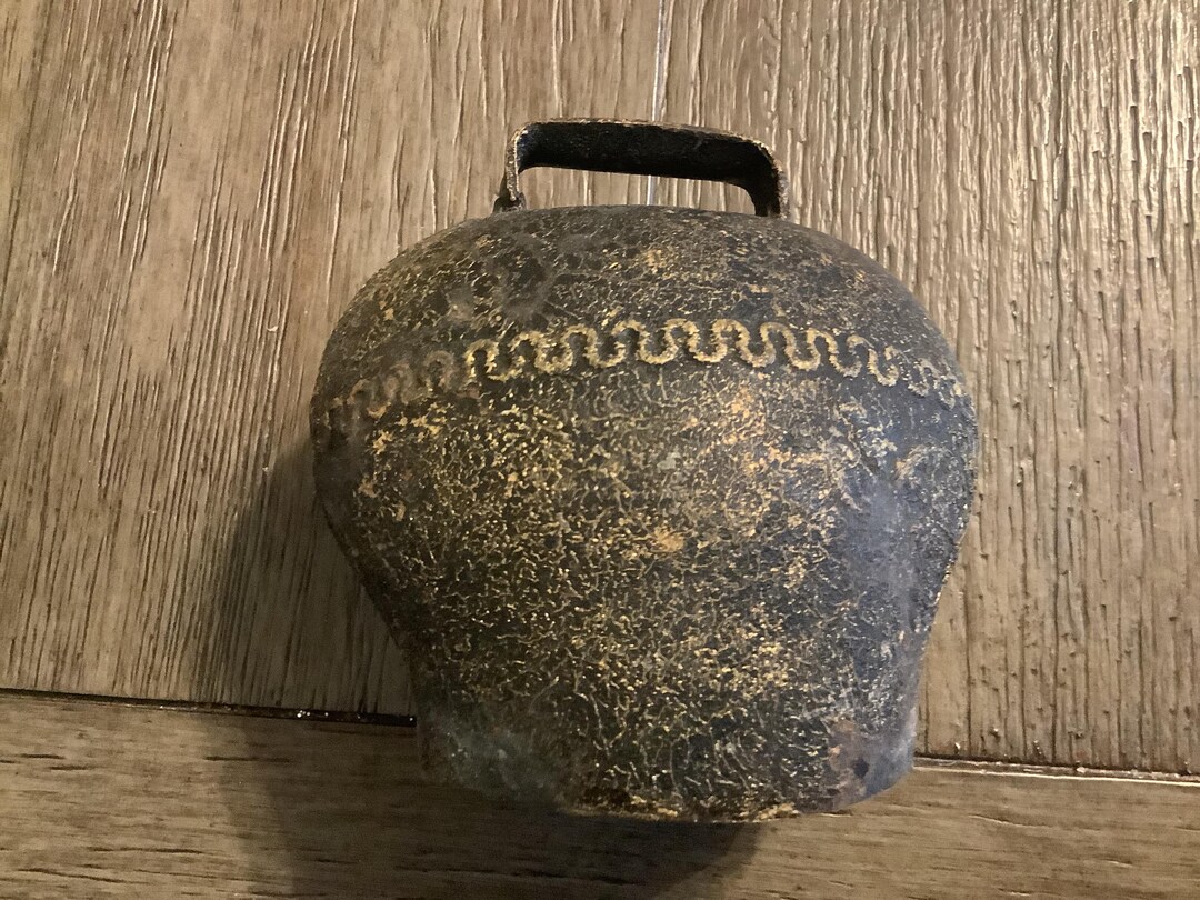 Vintage Bronze Cow Bell in Excellent Condition - Etsy