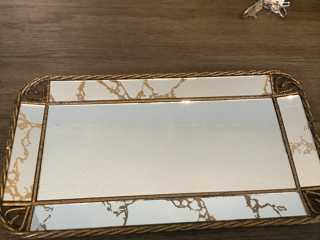Vintage MCM Gold Rope Mirror - Etsy