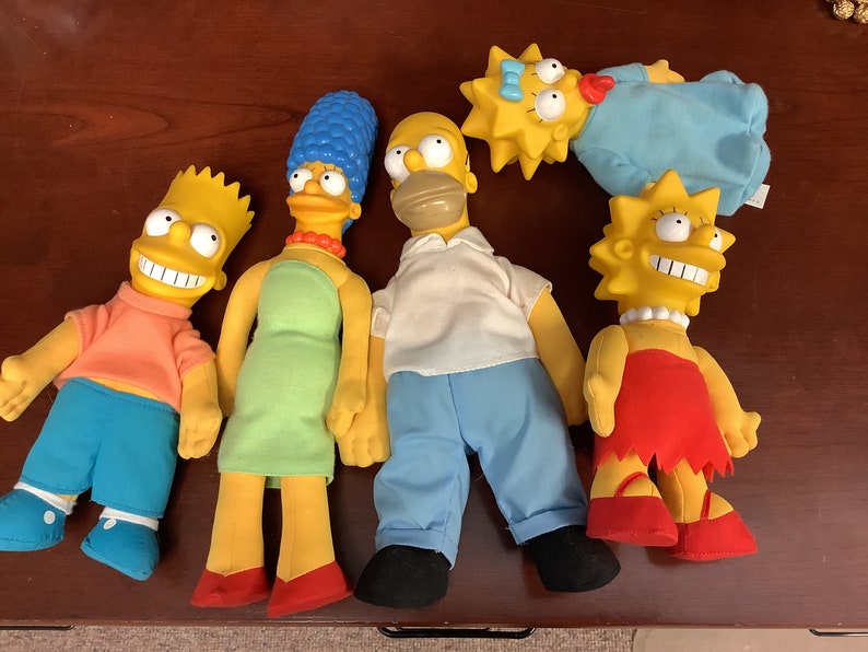 Vintage Simpson Family Dolls Set 1990 - Etsy