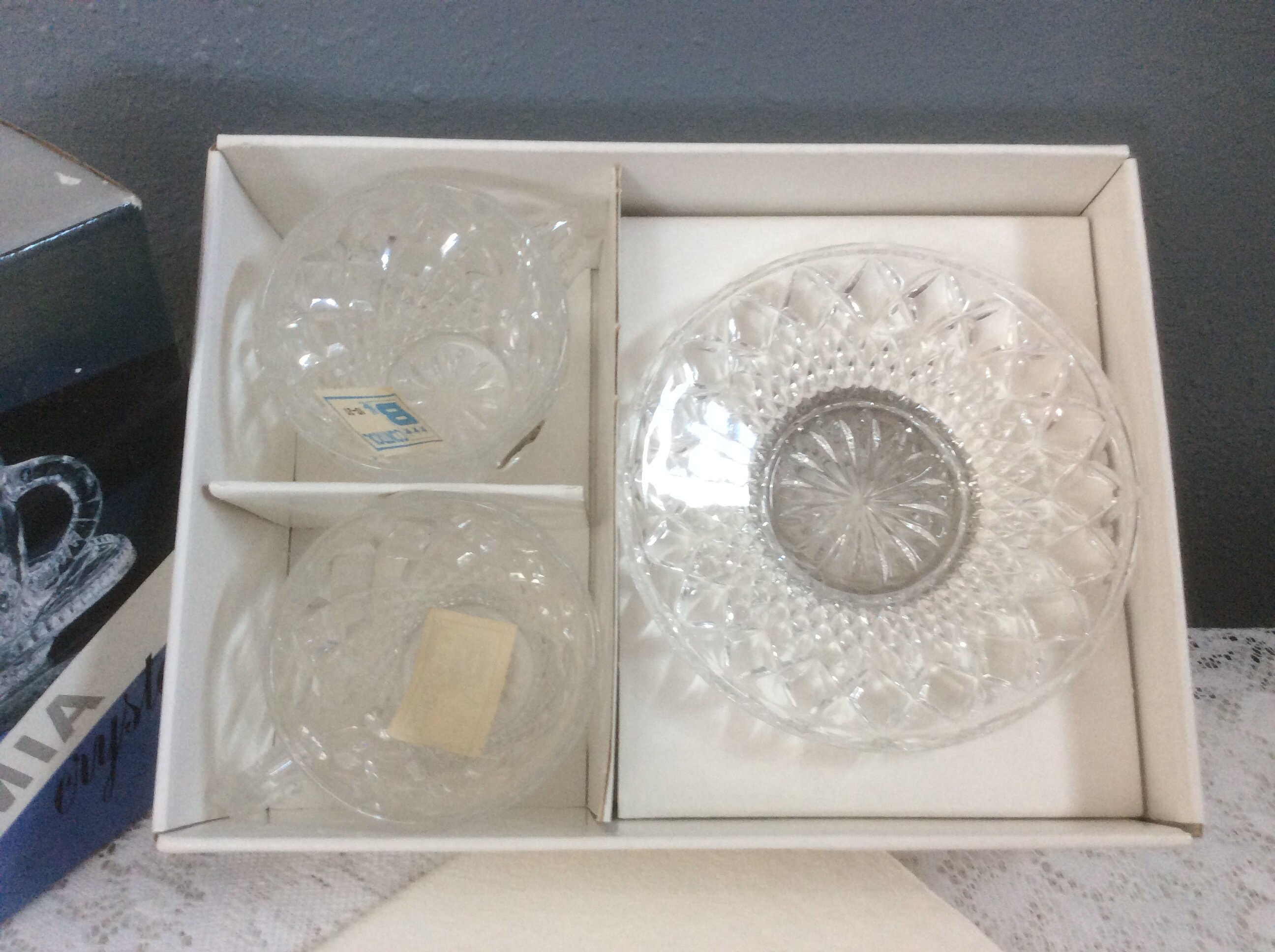 Vintage Bohemia Crystal Tea Set Made in Czechoslovakia - Etsy