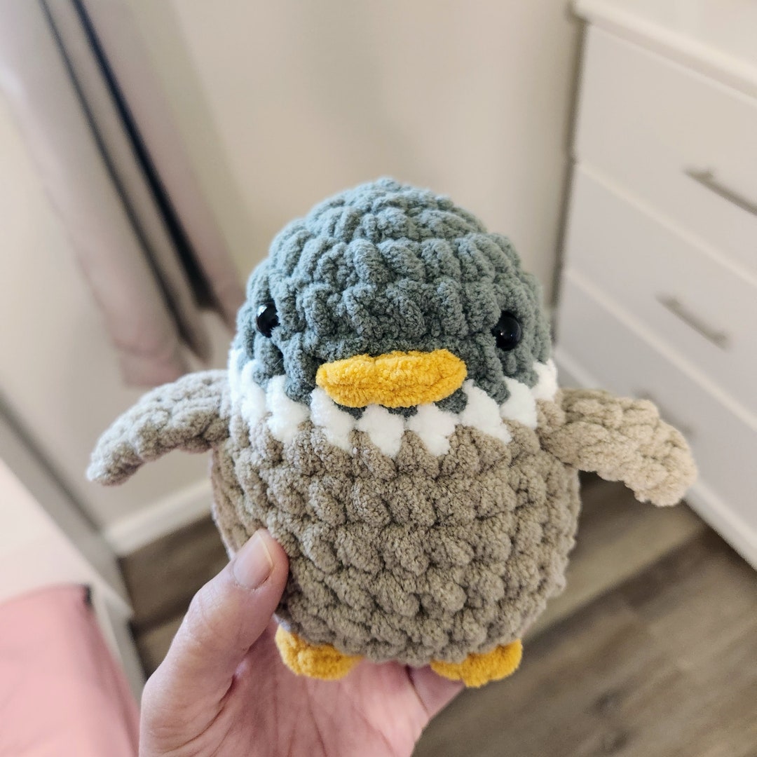 Mallard Duck Stuffie | Handheld Plushie | Stuffed Animals | Birds - Etsy