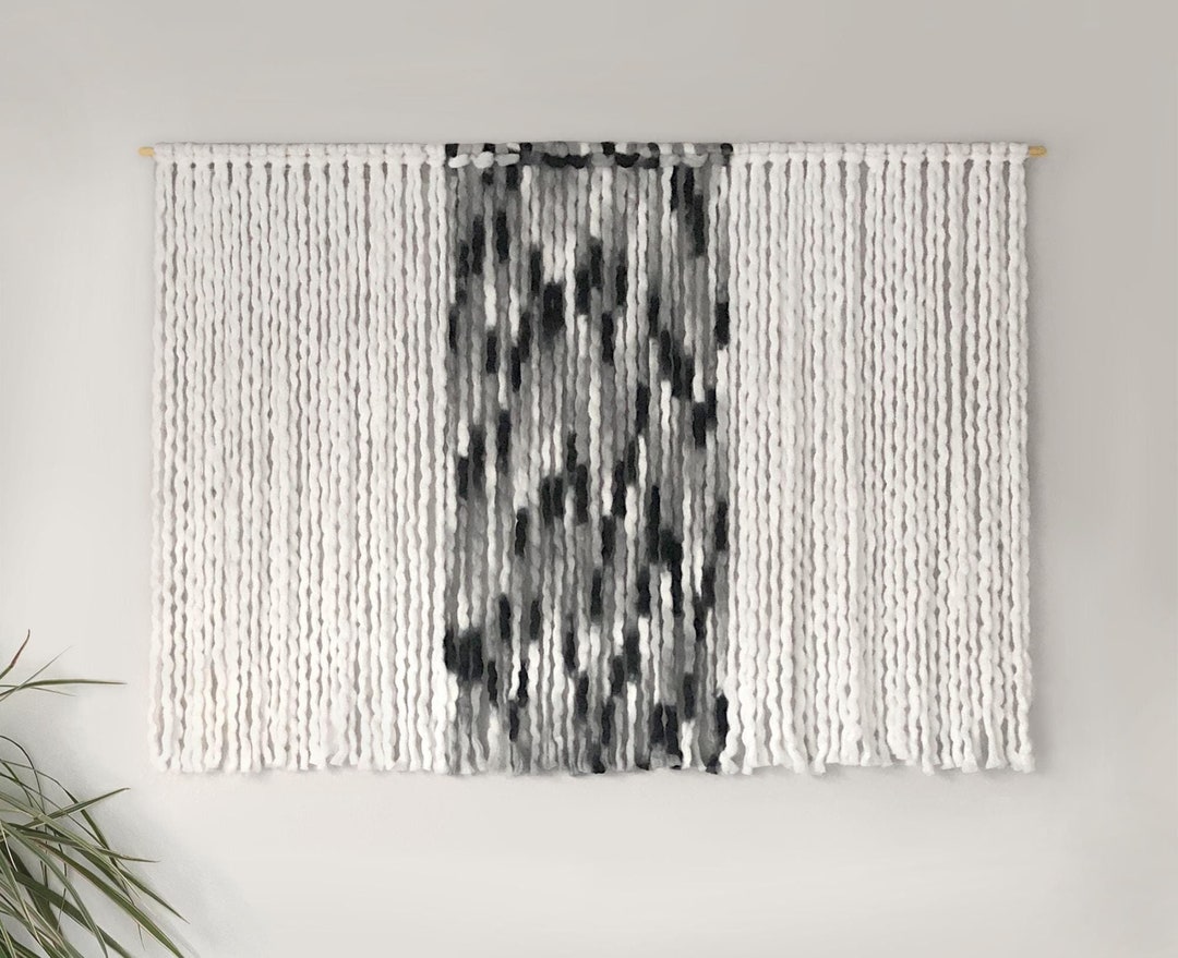 Waterfall Fiber Art Wall-hanging, Natural Fiber Art, Textile Art ...