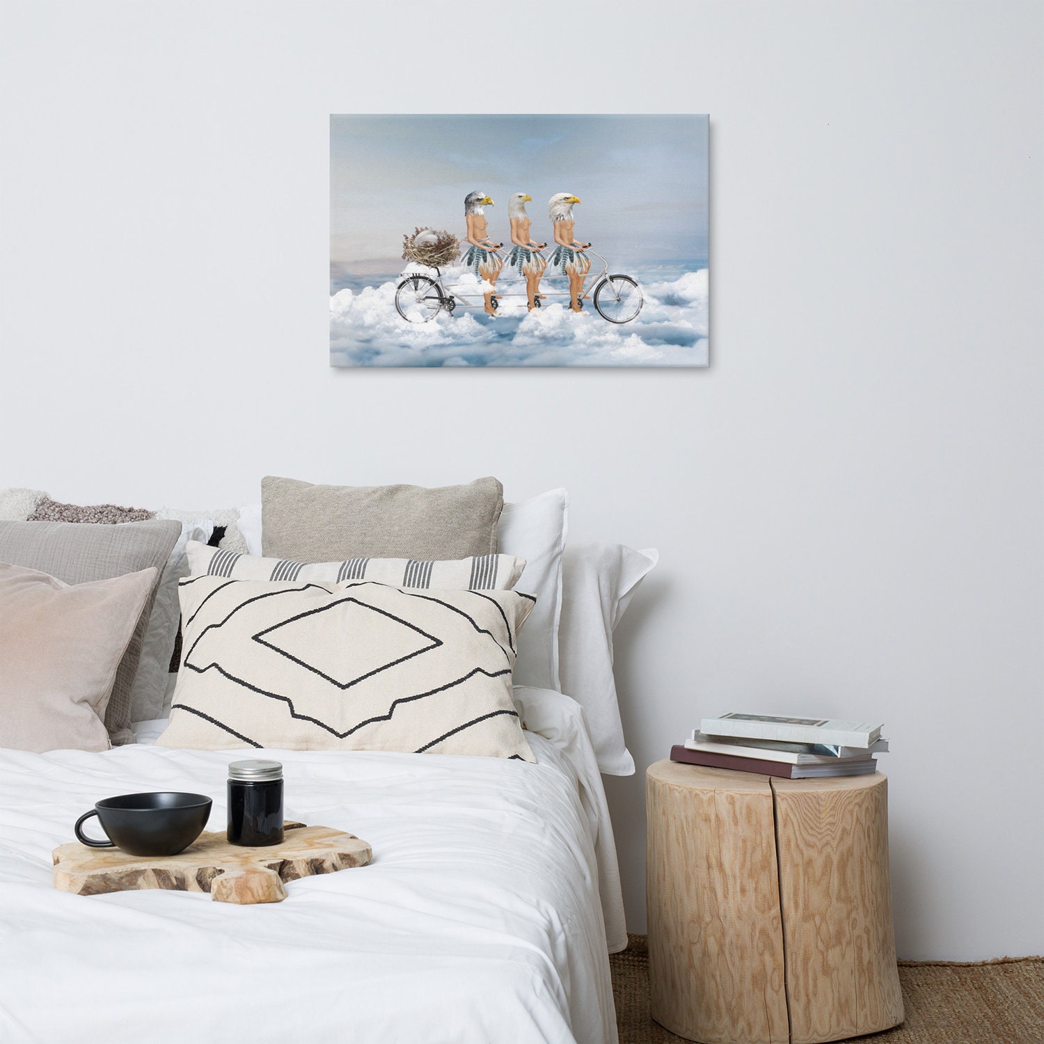 Canvas Art Print MOVING Wall Art by Kayjal, Unique Surreal Painting ...