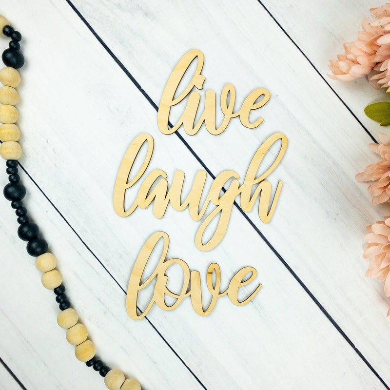Live Laugh Love Signs - Etsy