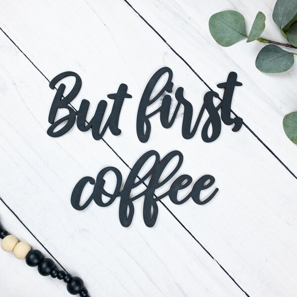Wooden Coffee Sign - Etsy