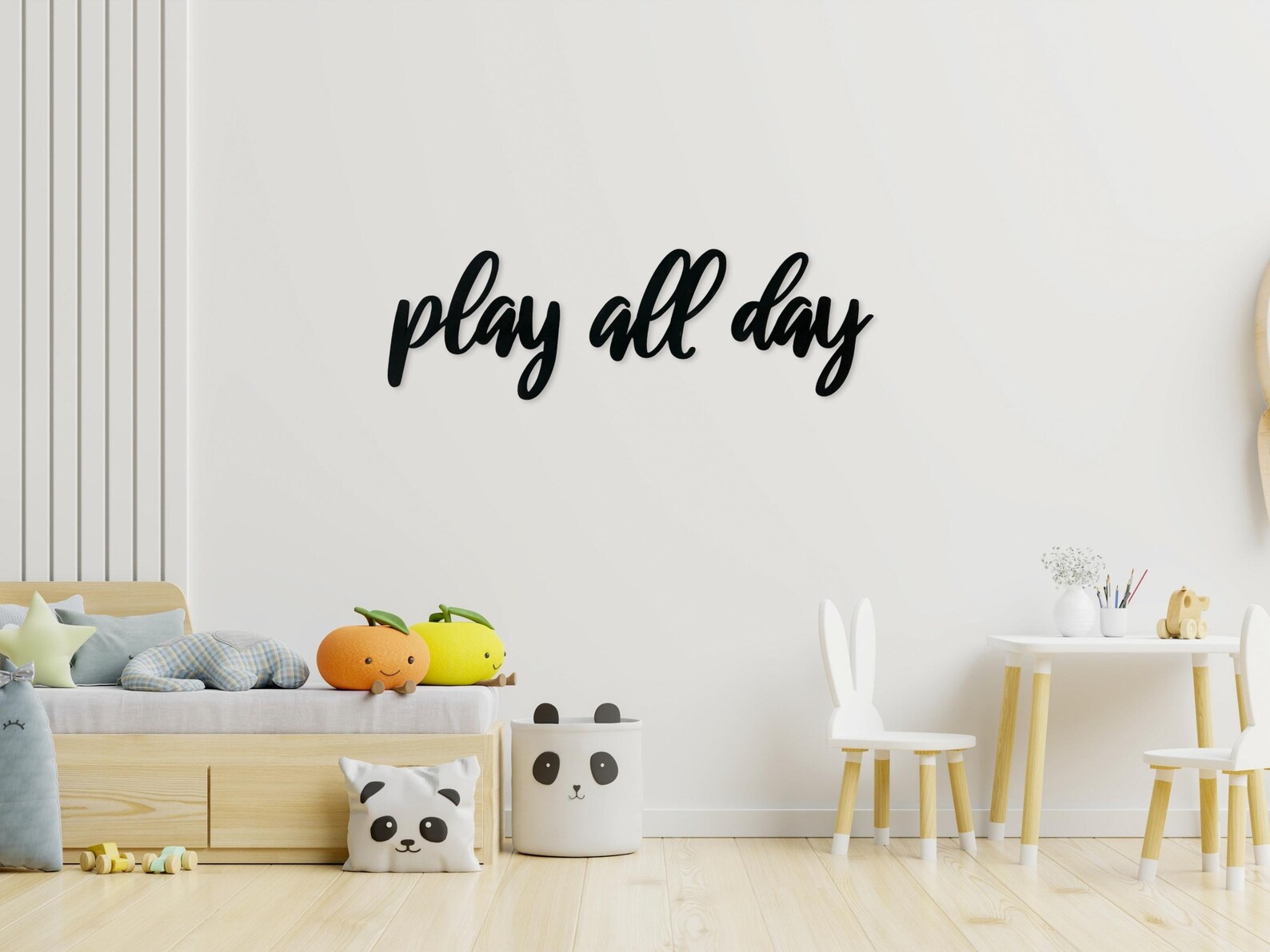 Play All Day Sign Playroom Wood Sign Toy Room Decor Daycare - Etsy