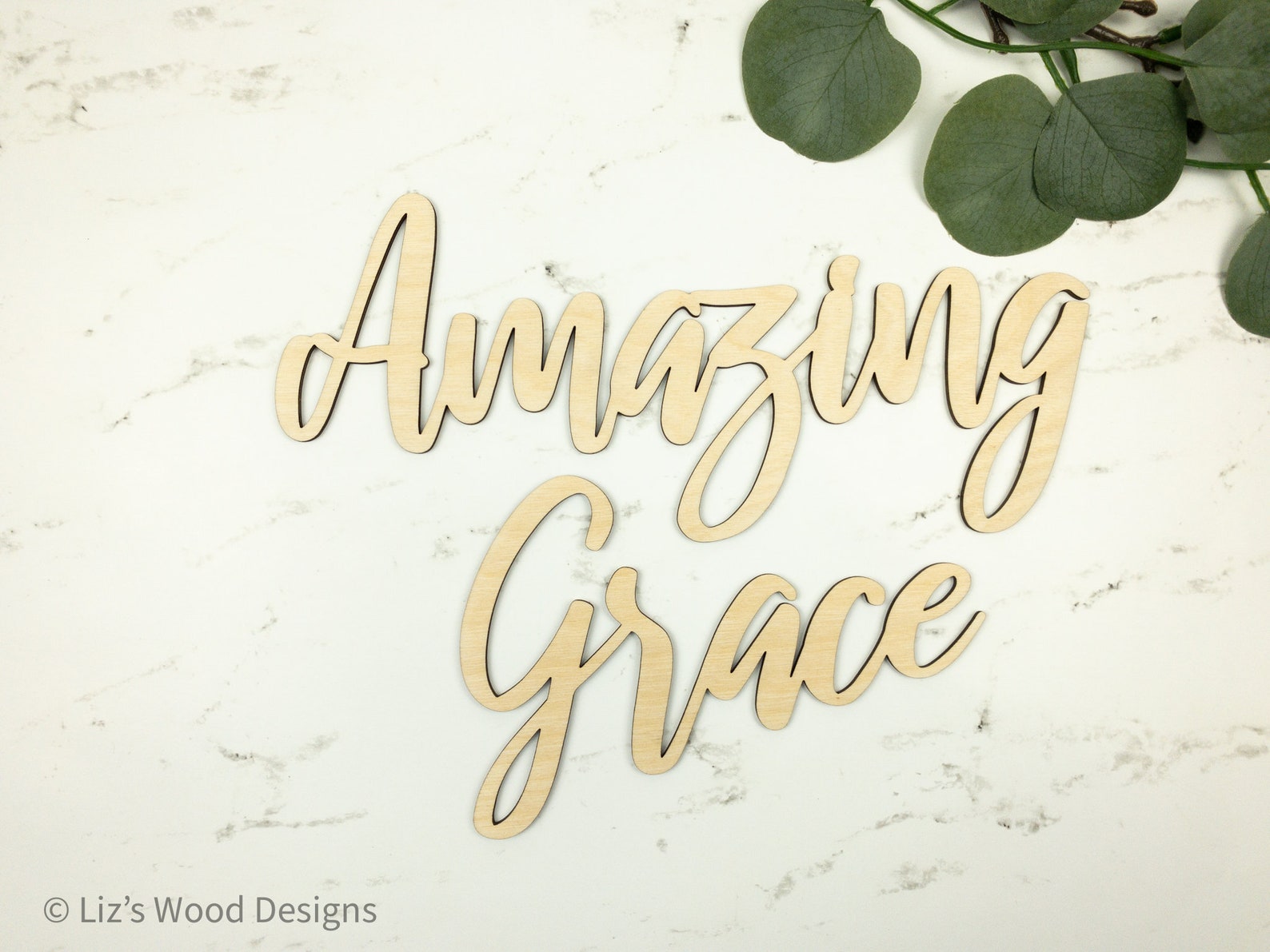 Amazing Grace Sign Amazing Grace Wall Decor Wood Words Wall | Etsy