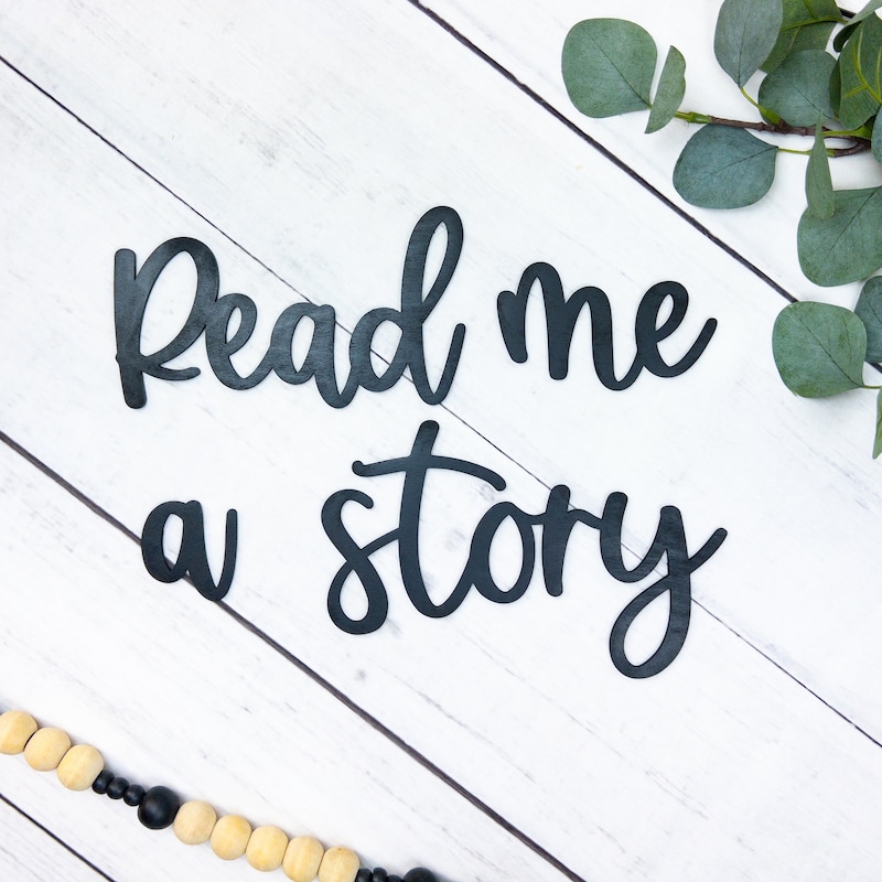 Read Me a Story Sign - Etsy