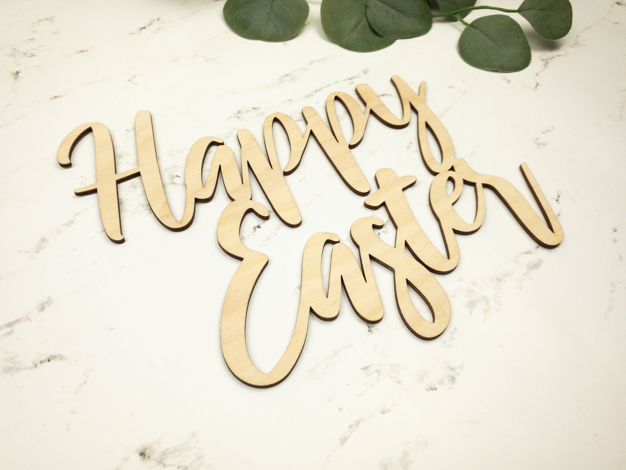 Happy Easter Wood Sign Easter Signs For Wreaths Easter | Etsy