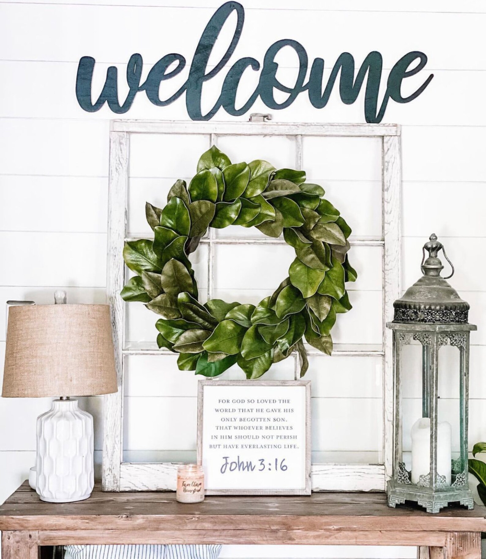 Wooden Welcome Word Cutout Script Welcome Sign Painted - Etsy