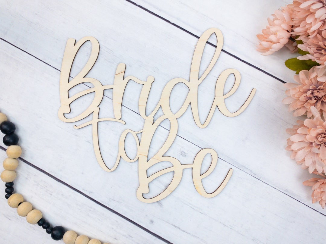 Bride to Be Sign, Bridal Shower Decor Ideas, Wooden Backdrop Sign, Miss ...