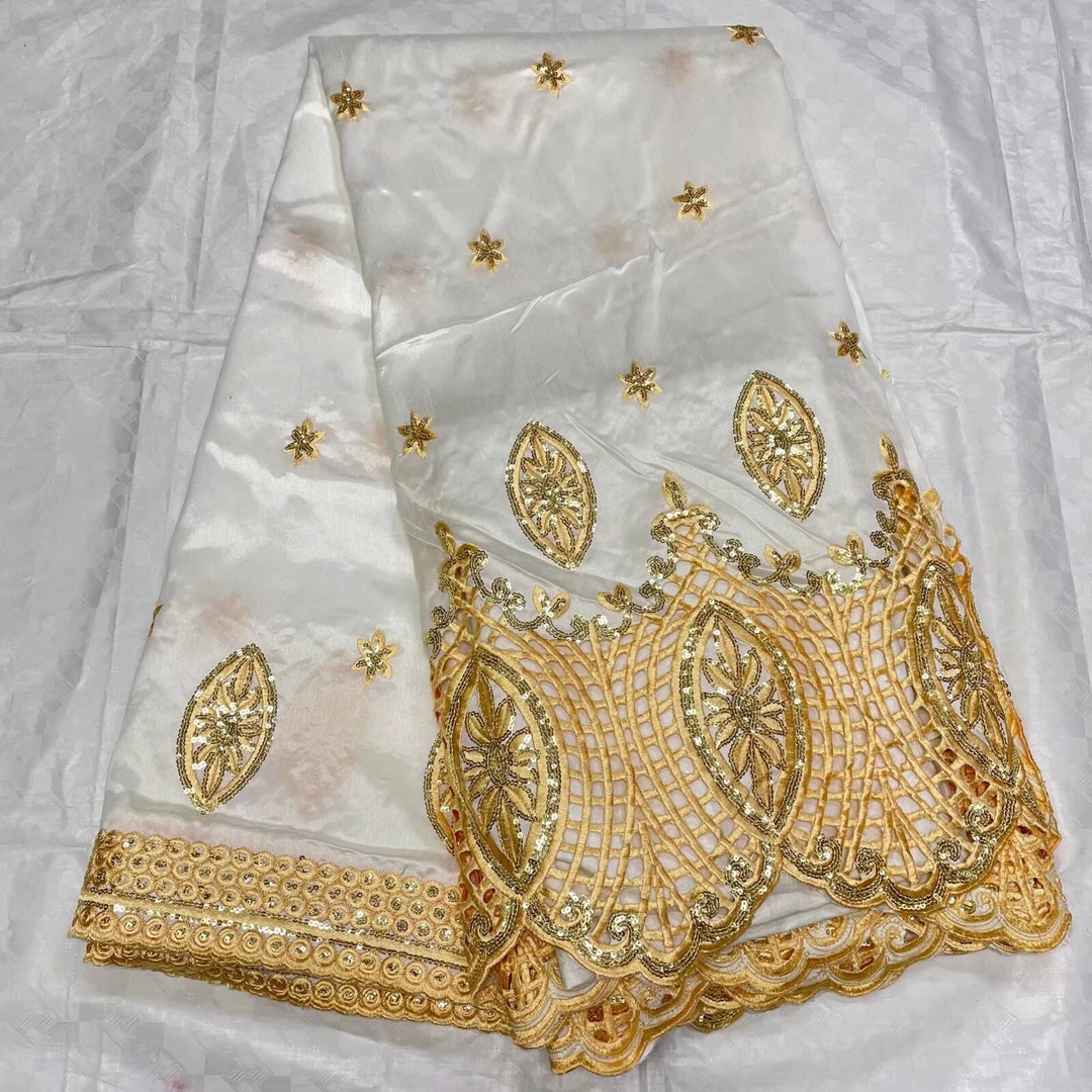 Multi Color Africa George Lace Fabric With Sequin Lace Nigeria George ...