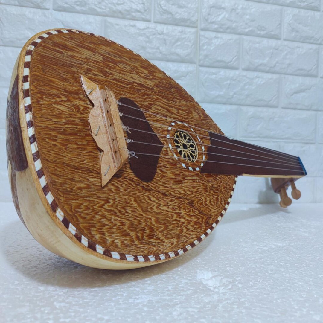 Small Moroccan Lute Music Oud Instrument Strings Tunes Handmade Arabic ...