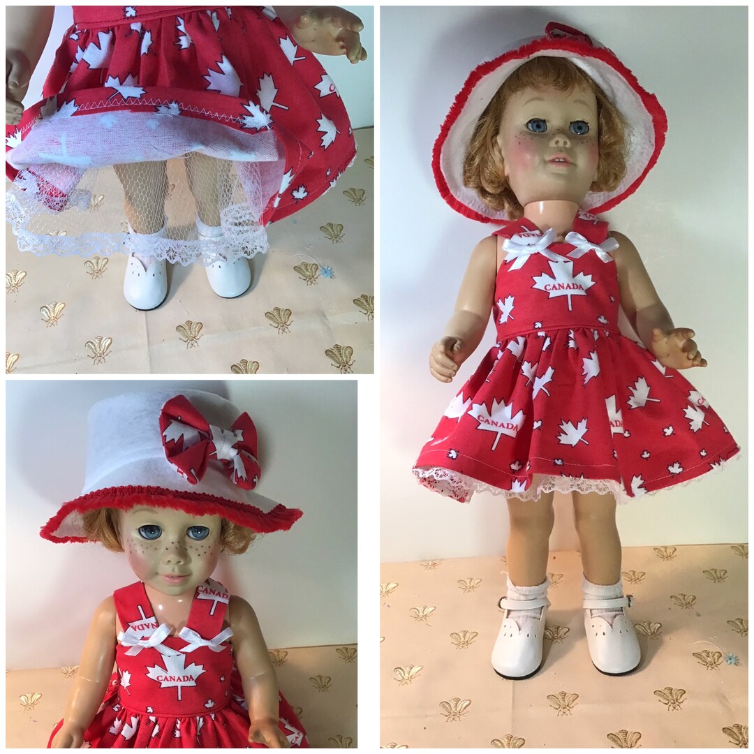 Chatty Cathy CANADA Sundress and Hat. Doll,socks, and Shoes Are Not Included - Etsy