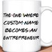 Personalized Entrepreneur Coffee Mug, Entrepreneur Promotion Present ...